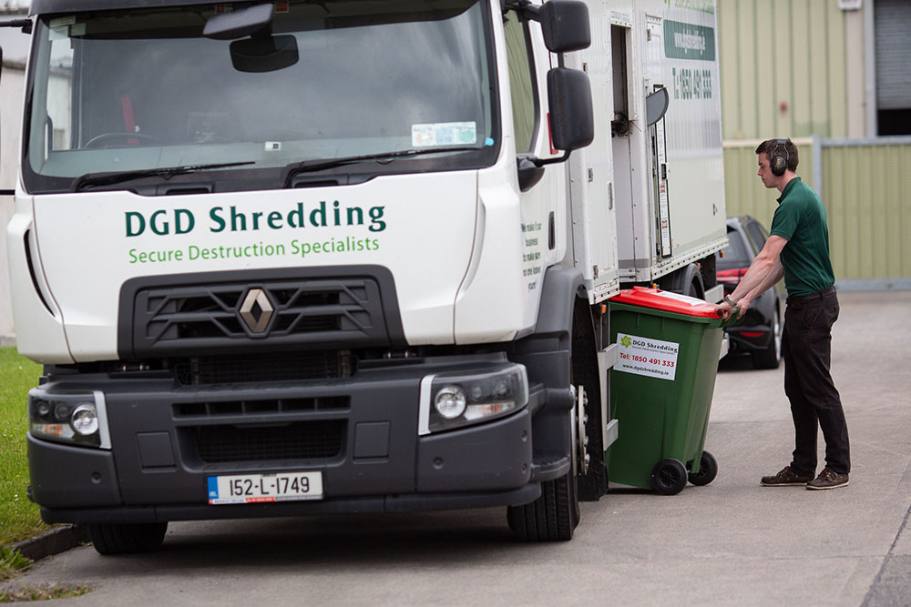 Secure On-Site Shredding Services Ireland | DGD Shredding